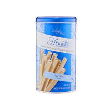 Monetta Luxury Creme Filled Wafers Rolls Vanilla Flavour 350g | Sugar ...