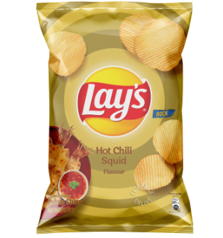 Lays Hot Chili Squid Flavour 50g | Sugar World | Sri Lanka