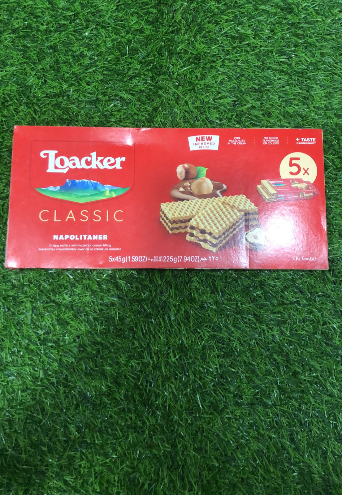 Loacker Classic Napolitaner Crispy Wafers With Hazelnut Cream Filling ...