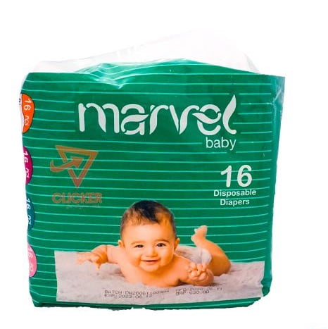 Marvel Baby M 16 Disposable Diapers | Sugar World | Sri Lanka