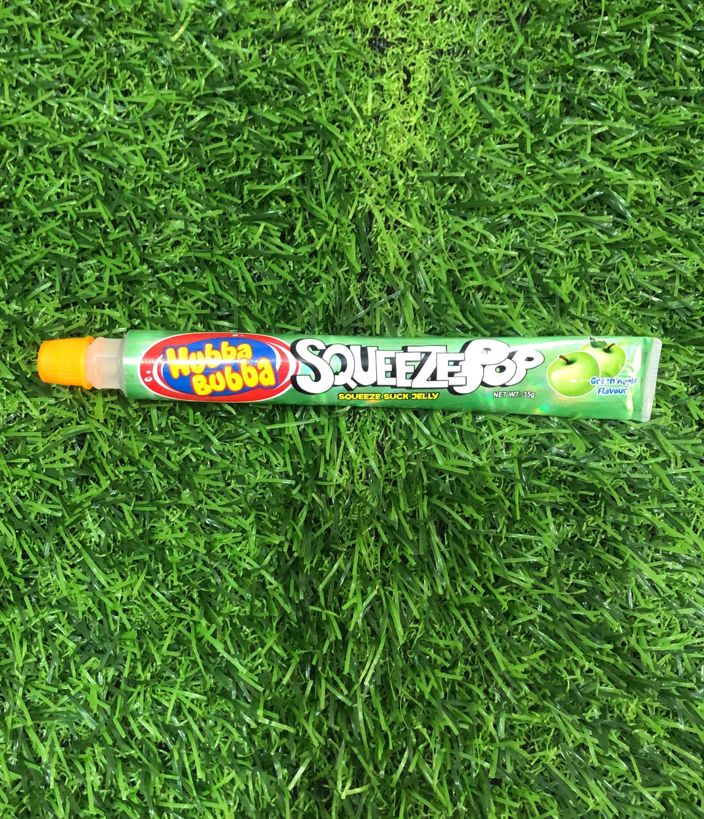 Hubba Bubba Squeeze Green Apple Flavour Jelly 35g | Sugar World | Sri Lanka