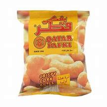 Qatar Pafki Crispy Corn Curls Cheese Flavour 25g | Sugar World | Sri Lanka